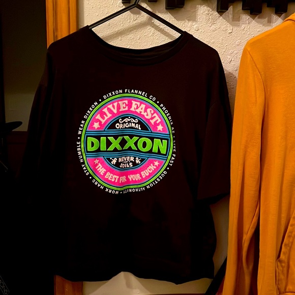 DIXXON | Tops | Dixxonsexwax Logo Black Long Short Sleeve Shirt Size S ...